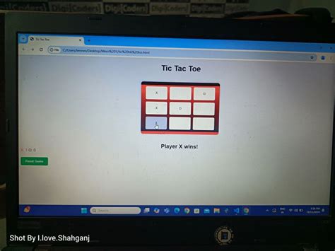shikhar singh on linkedin tic tac toi game with html css and javascript 👍 digicoders…