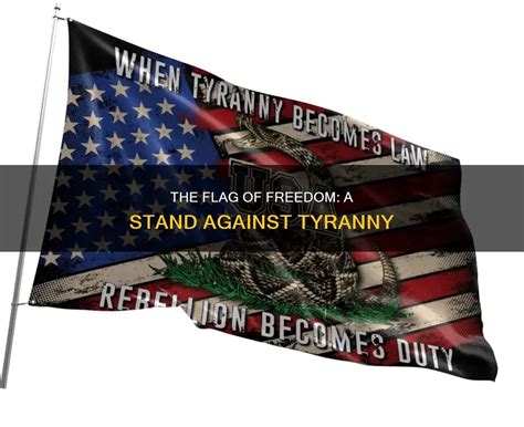 The Flag Of Freedom A Stand Against Tyranny Lawshun