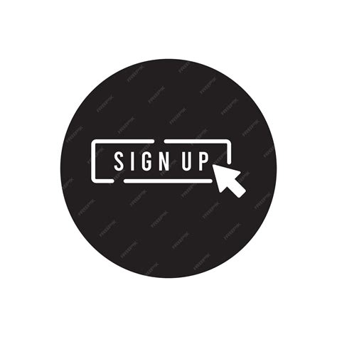 Premium Vector Sign Up Icon Vector
