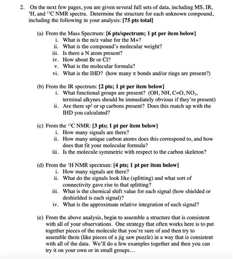 Solved On The Next Few Pages You Are Given Several Full Chegg Com