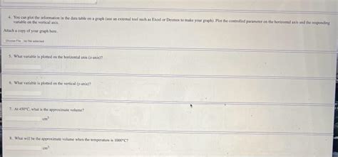 Solved I Need Help Plotting The Information Im The Table On