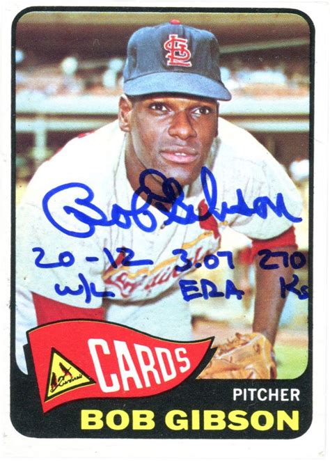 Bob Gibson Psa Autographfacts℠
