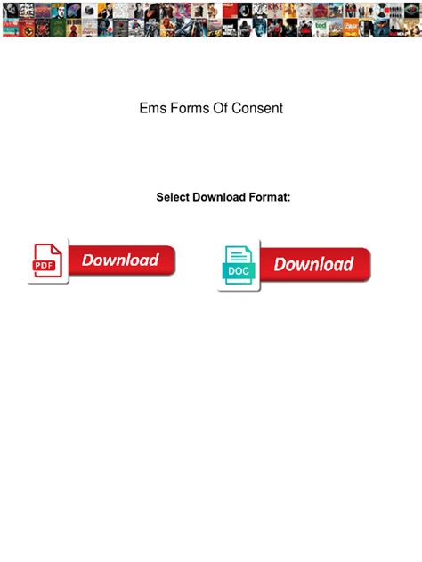 Fillable Online Ems Forms Of Consent Ems Forms Of Consent Featured Fax