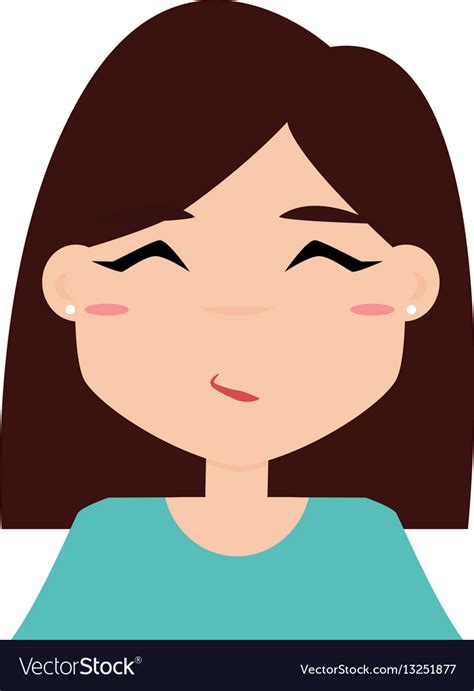 Girl Expression Face Royalty Free Vector Image Girl Expression Face Royalty Free Vector Image
