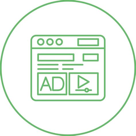 Ad Vector Icon 16217157 Vector Art At Vecteezy