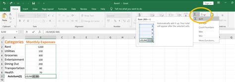 Excel Fundamentals Beginner Level → Lesson 24 Autofill And Autosum Data Tutorials Academy