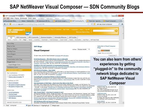 Ppt Rapid Dashboard Development With Sap Netweaver Visual Composer