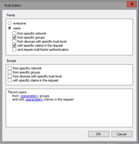 Access Control Policies In Ad Fs Windows Server 2016 Microsoft Learn