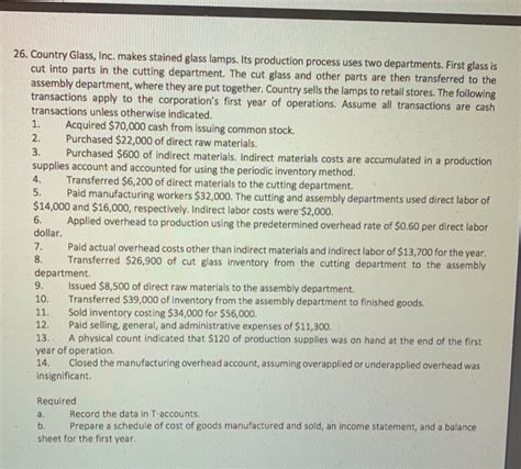 Solved Cash Wip Cutting Wip Assembly Finished Goods Common