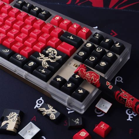 Poke Ruby And Sapphire Game Series Keycaps Full Set Keycaps Artisan