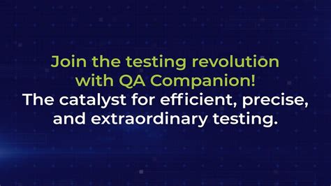 The Future Of Qa Is Here Meet Our Ai Powered Qa Companion Youtube