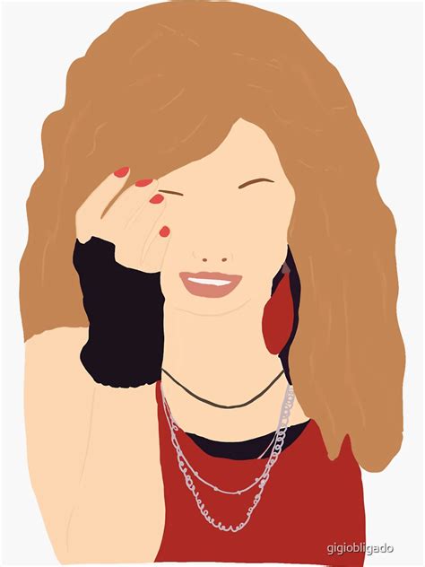 Debby Ryan Smirk Sticker By Gigiobligado Redbubble