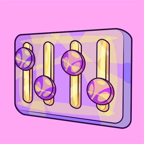 Premium Vector Slider Panel Setting Vector Illustration