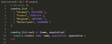 Seeding A Database In Ruby 🌱 What Are Seeds By Sam Lee Medium