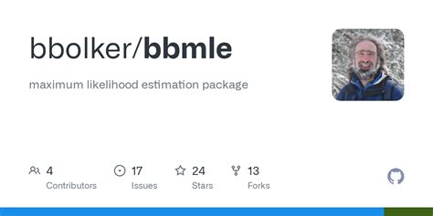 Github Bbolkerbbmle Maximum Likelihood Estimation Package