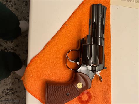 Colt Python 4 Inch Blued Old School Like New Very Nice For Sale