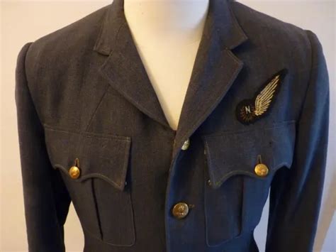 Post Ww2 British Raf Squadron Leader Officers Uniform Jacket