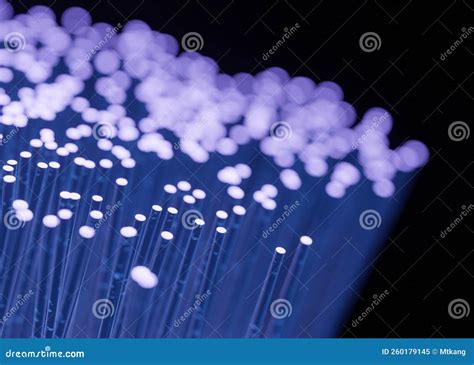 Fibre Optic For Data Transfer Transmission Stock Illustration