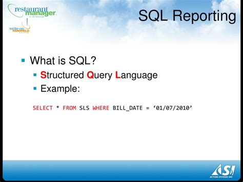 PPT SQL Reporting PowerPoint Presentation Free Download ID 6443468
