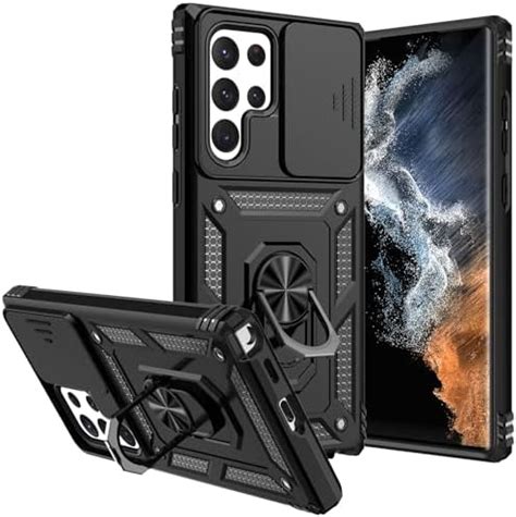 Amazon Com Skmy For Samsung Galaxy S Ultra Case S Ultra Case With Camera Cover Military