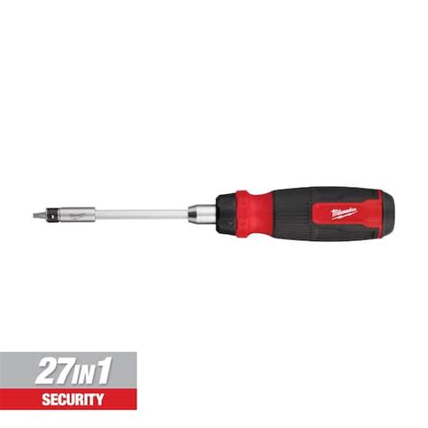 Milwaukee 27 In 1 Ratcheting Security Multi Bit Screwdriver 48 22 2912