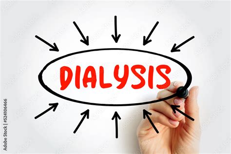Dialysis Procedure To Remove Waste Products And Excess Fluid From The