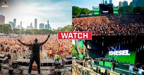 Watch Shaquille Oneal Performs As Dj Diesel At Lollapalooza In Front