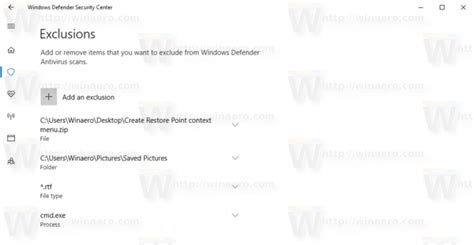 How To Add Exclusions For Windows Defender In Windows 10