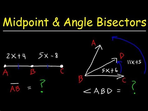 Free Segment And Angle Bisectors Worksheet Download Free Segment And