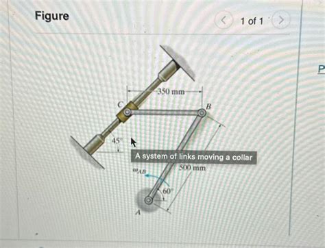 Solved The Angular Velocity Of Link AB Is WAB Rad S Chegg