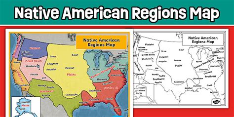 Native American Regions Map Tribes Cultures And Territories