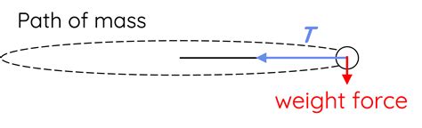 Circular Motion Mass Of A String And Tension Force Hsc Physics Science Ready