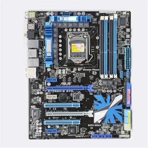 ASUS P7P55D-E EVO LGA 1156 Intel P55 Original Desktop PC Motherboard ...