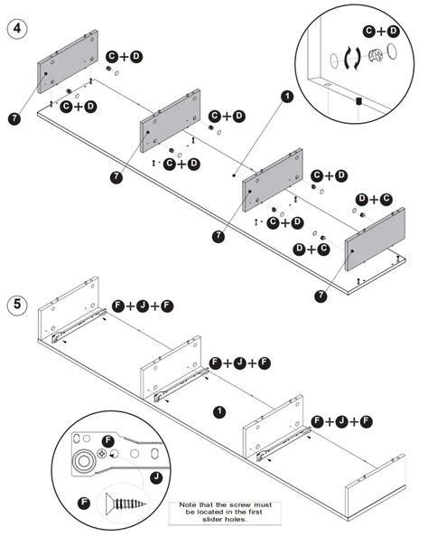 Homestock 87901 Wall Entertainment Center Instruction Manual