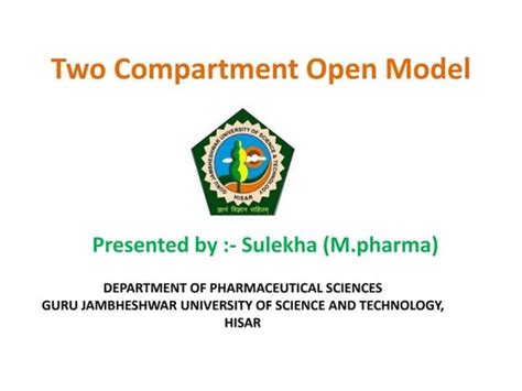 one compartment model iv infusion pptx chemistry science