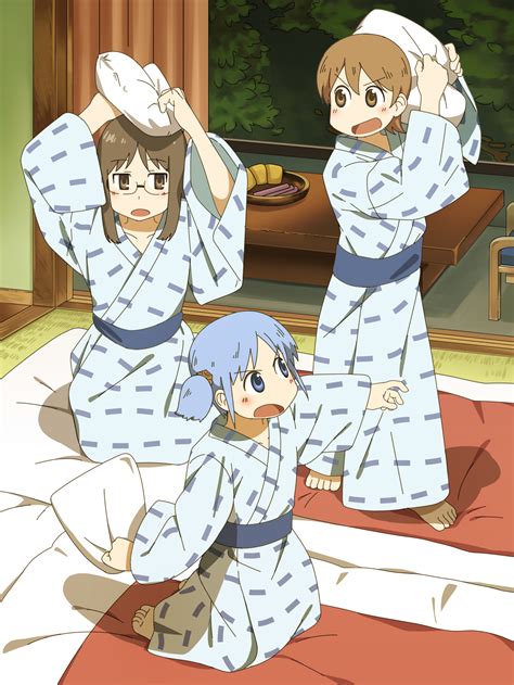 Naganohara Mio Aioi Yuuko And Minakami Mai Nichijou Drawn By