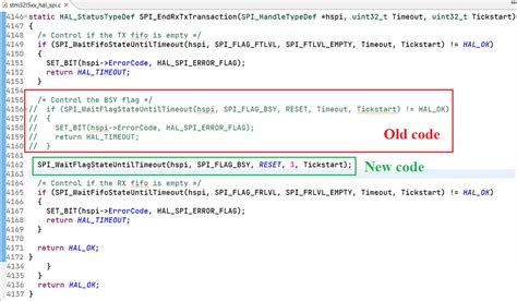 solved spi slave mode data losing stmicroelectronics community
