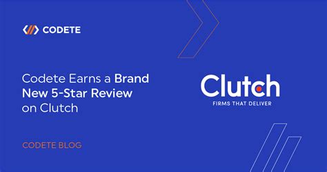 Codete Earns A Brand New 5 Star Feedback Codete Blog