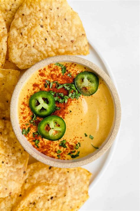5 Minute Vegan Cashew Queso Recipe Choosing Chia