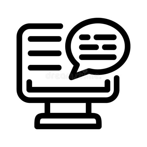 Conversation Icon Or Logo Isolated Sign Symbol Vector Illustration Stock Vector Illustration