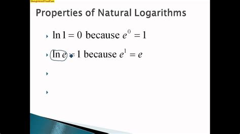Pre Calc 3 3 Logarithms Youtube