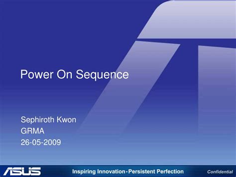 PPT Power On Sequence PowerPoint Presentation Free Download ID