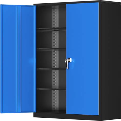 Metal Cabinets 72u201d Garage Steel Cabinet With Doors And Shelves Metal Tool Cabinet Steel