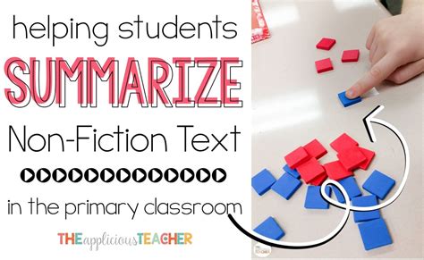 Summarizing Nonfiction Anchor Chart