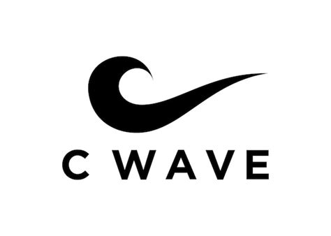 Premium Vector C Wave Logo Design Vector Illustration