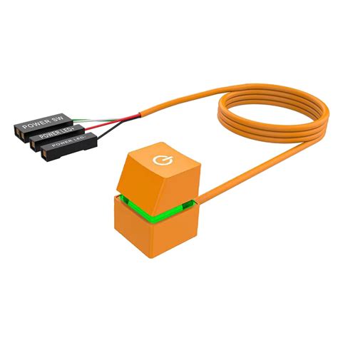 Desktop Computer Power Button PC Switch External Power Switch Power Supply Button Restart Button