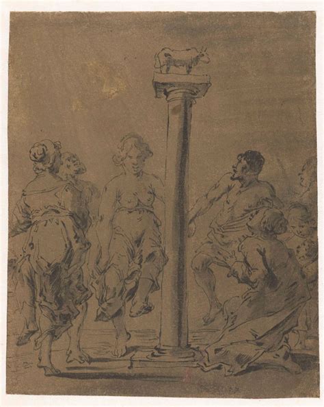 Leonaert Bramer The Dance Around The Golden Calf