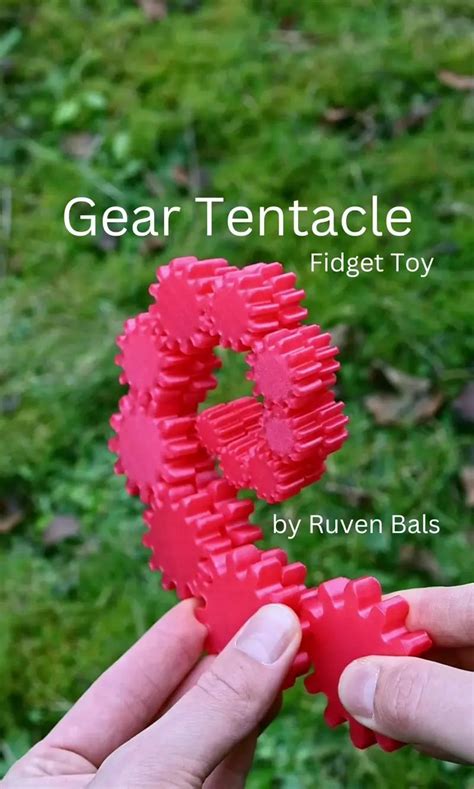 Gear Tentacle Fidget Toy 3d Model By Ruvenbals On Thangs
