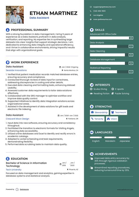 10 Data Assistant Resume Samples And Templates For 2025