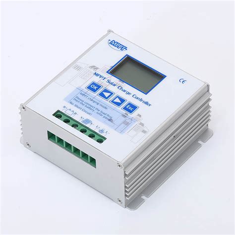 Mppt 20 Amp Charge Controller White 12v 24v 350w Solar Panel Mppt Charge Controller